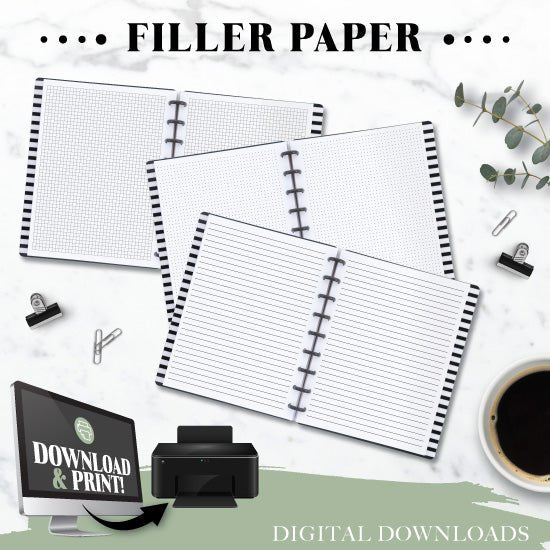 Filler Paper Layouts – Artierior Planning