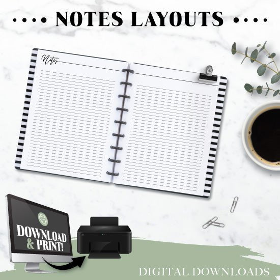 Notes Layouts – Artierior Planning